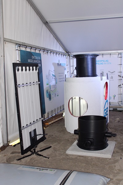 Regenwaterbuffer voor thermische energieopslag