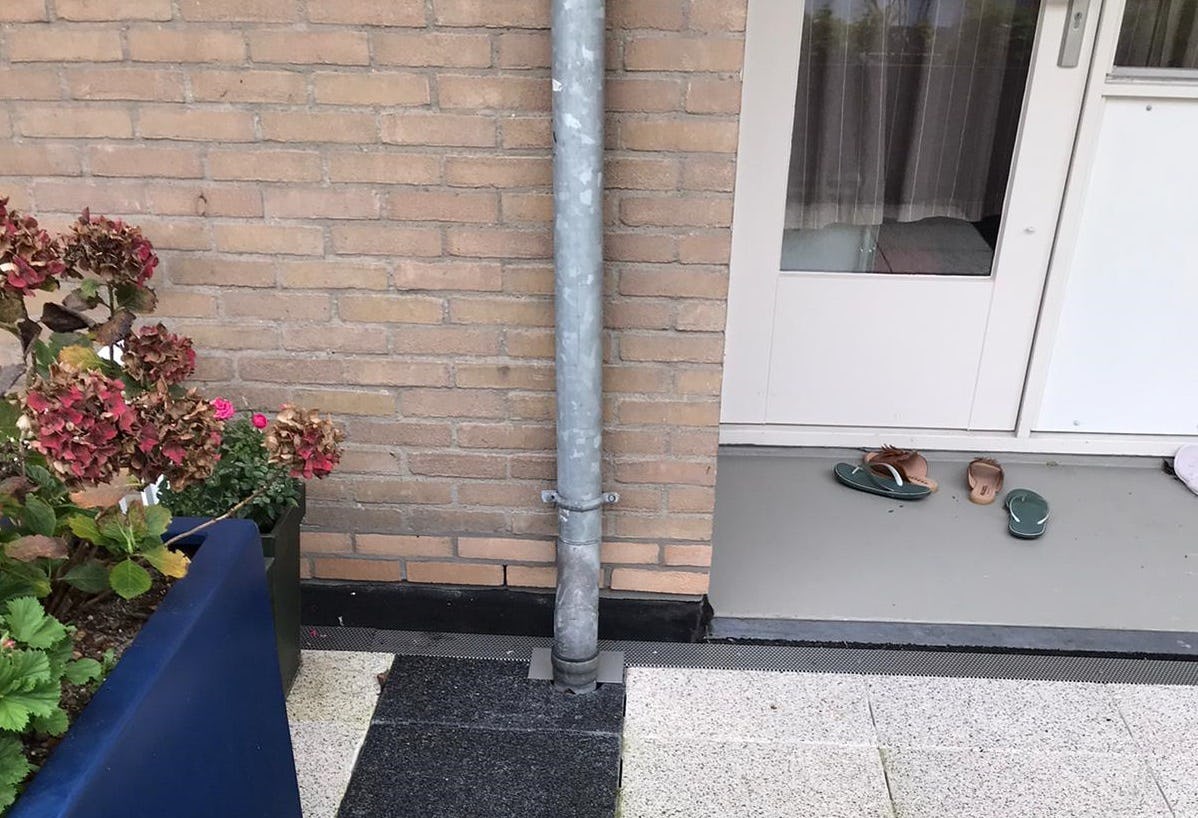 Hemelwater opvangen op particulier terrein